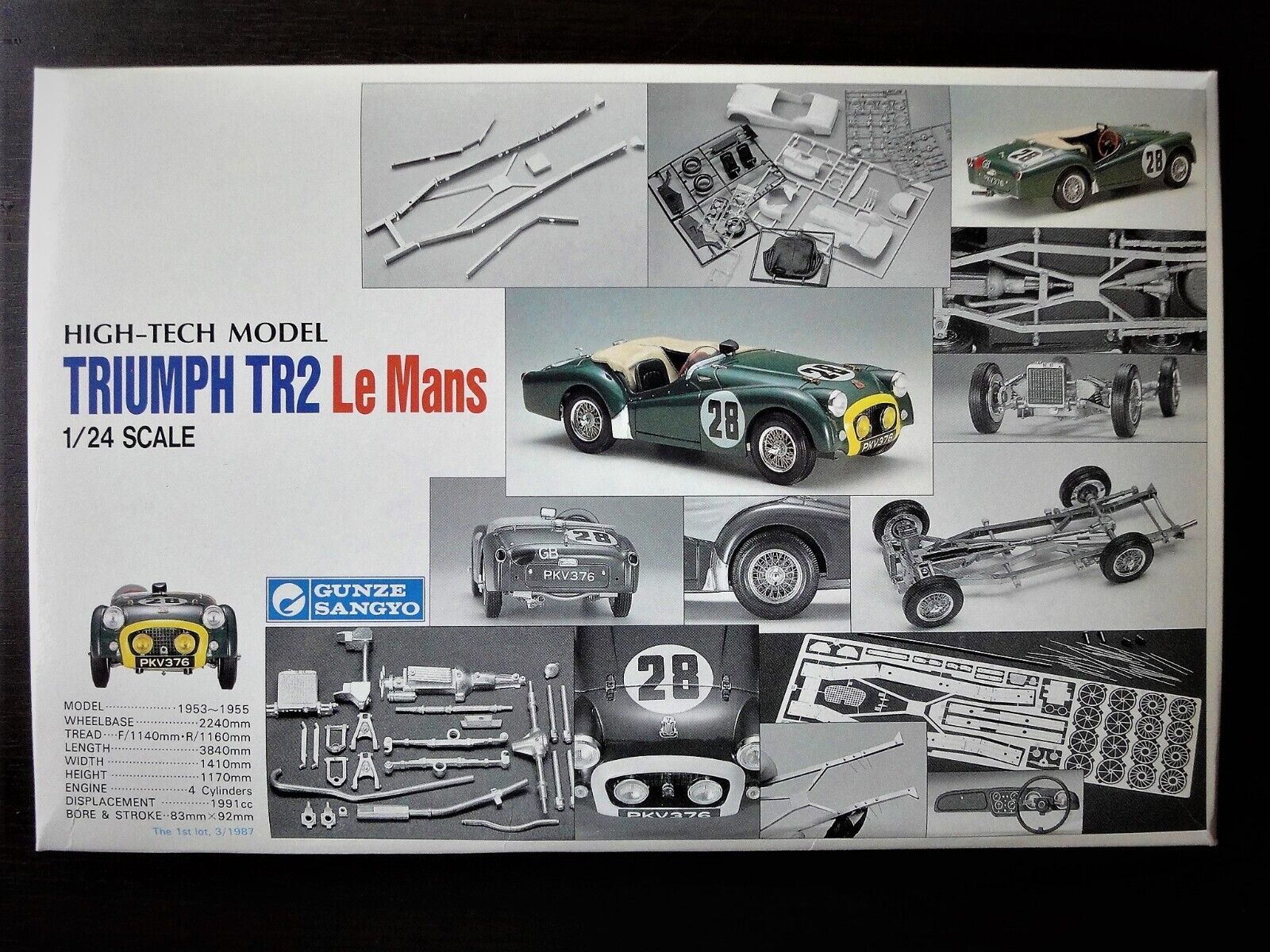 Gunze Sangyo G-515 1:24 Triumph TR2 Le Mans – Rennzentrum-Zehlendorf-Shop